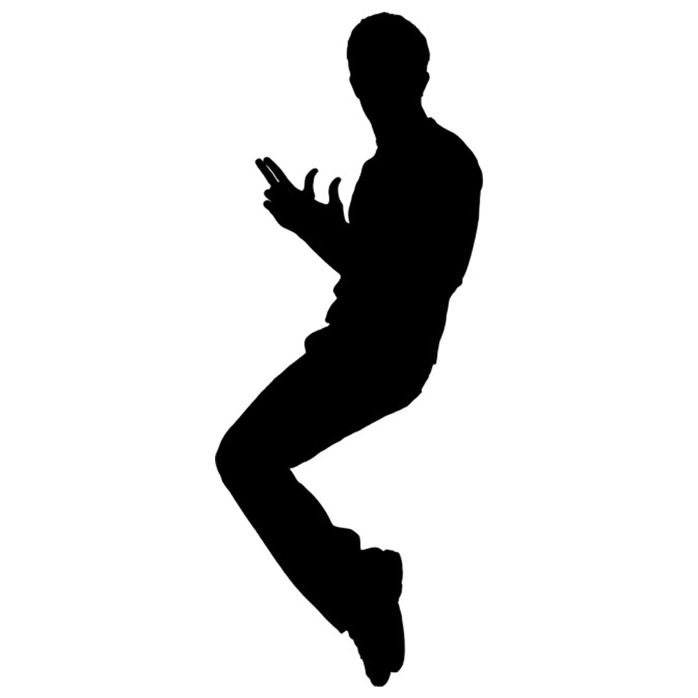 Dancing Silhouette 02 Stencil by Crafty Stencil