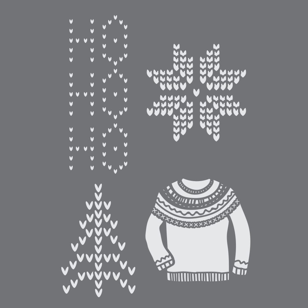 Scandinavian Sweater Stencil Designs for Crafting