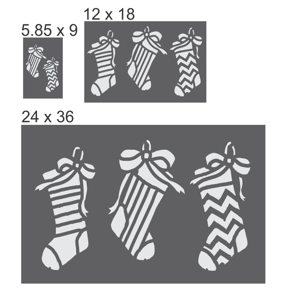 Christmas Stocking Stencil