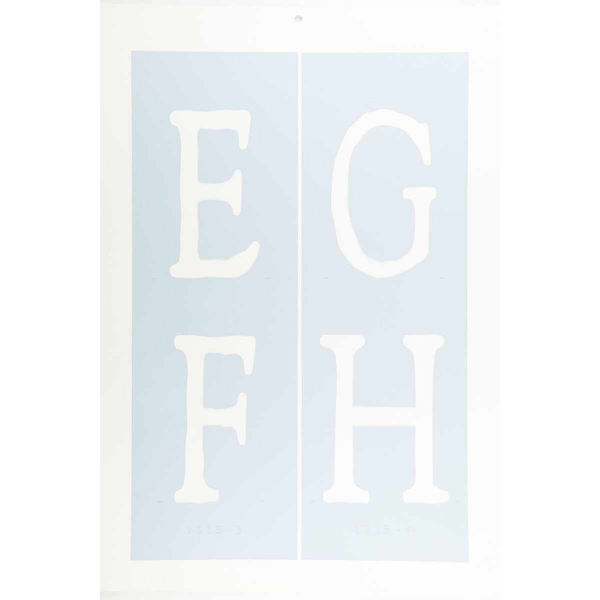 Rustic Letter Stencil Set