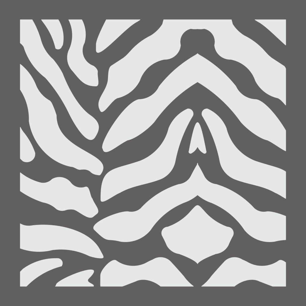 Zebra Stripe Stencil Printable